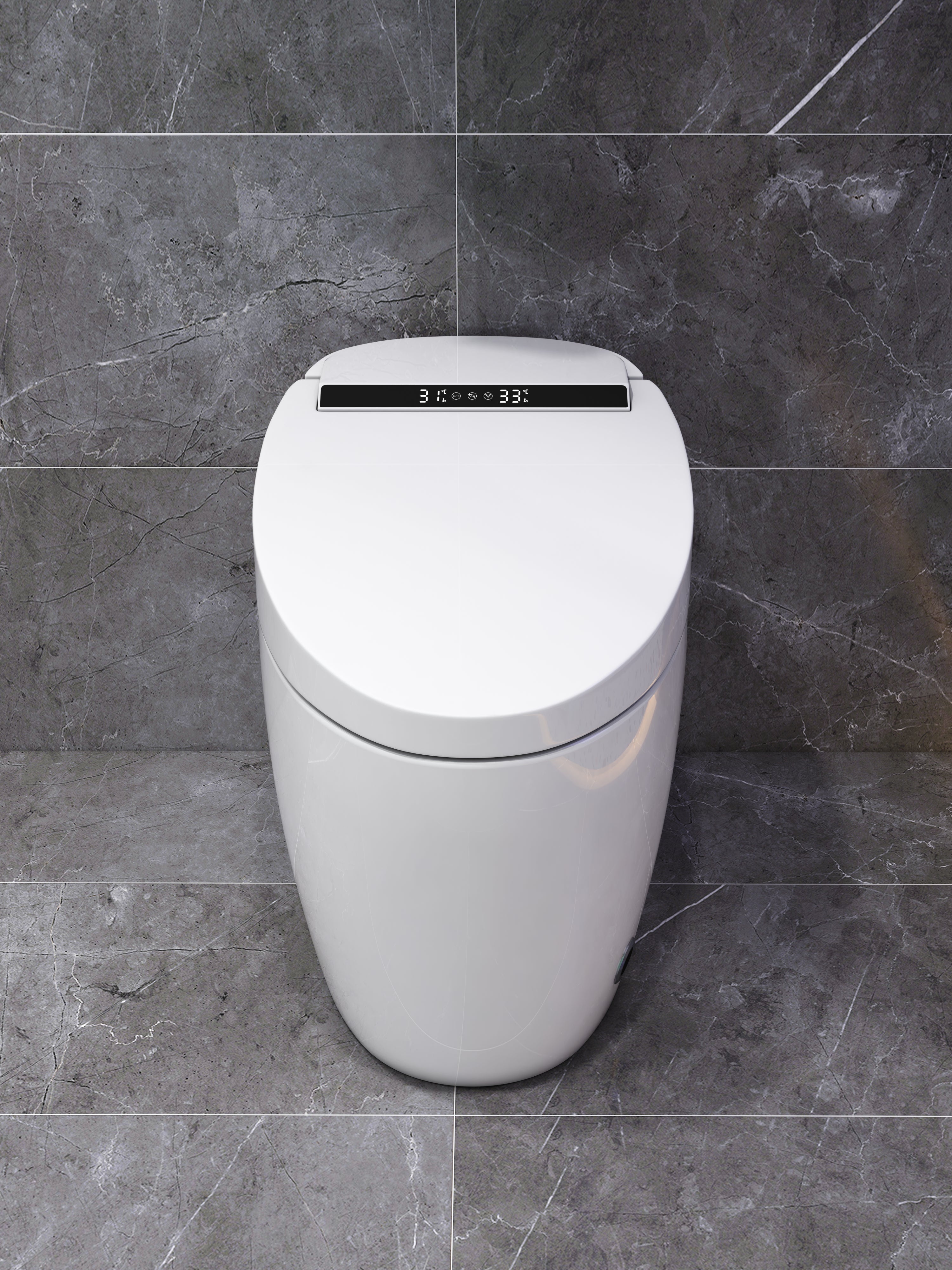Smart WC Complete Set (S-250mm) - White – Big Bath Sdn Bhd