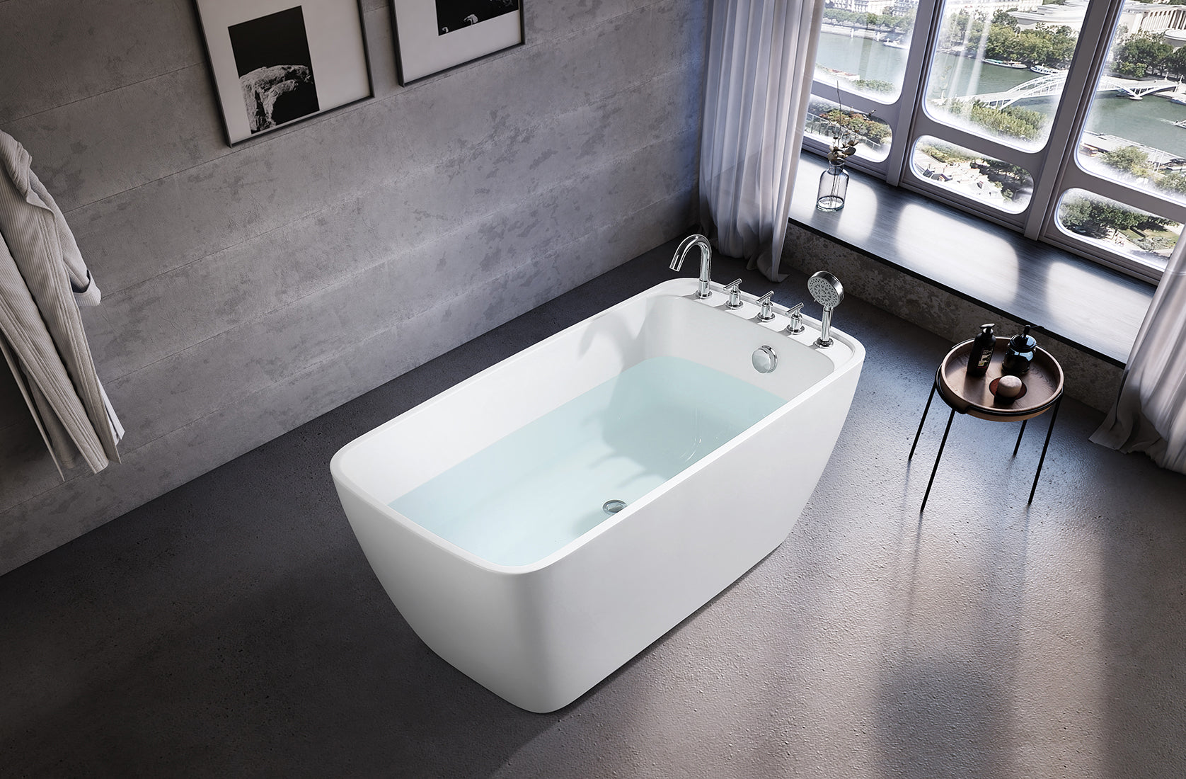 Free Standing Bathtub with Faucet – Big Bath Sdn Bhd