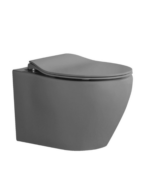 VERIO Wall Hung WC Complete Set (P180mm) - Matte Grey – BIG BATH ...